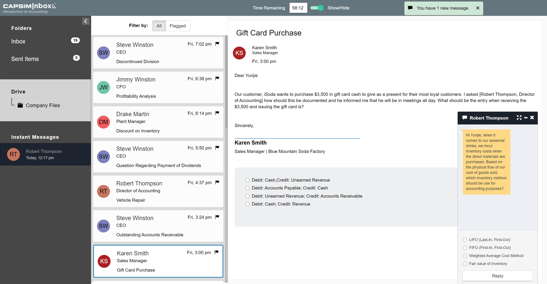 CapsimInbox: Intro to Accounting and Business Analytics Now Available ...