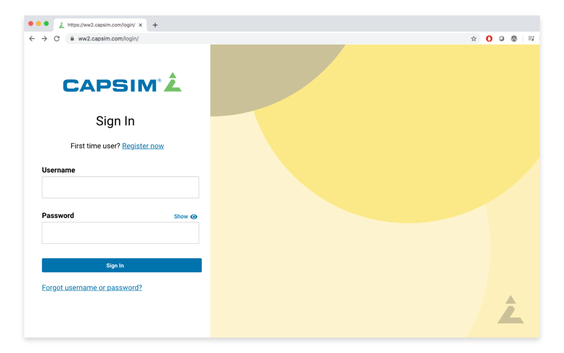 New Update: Enhanced Login Experience for All Users - Capsim