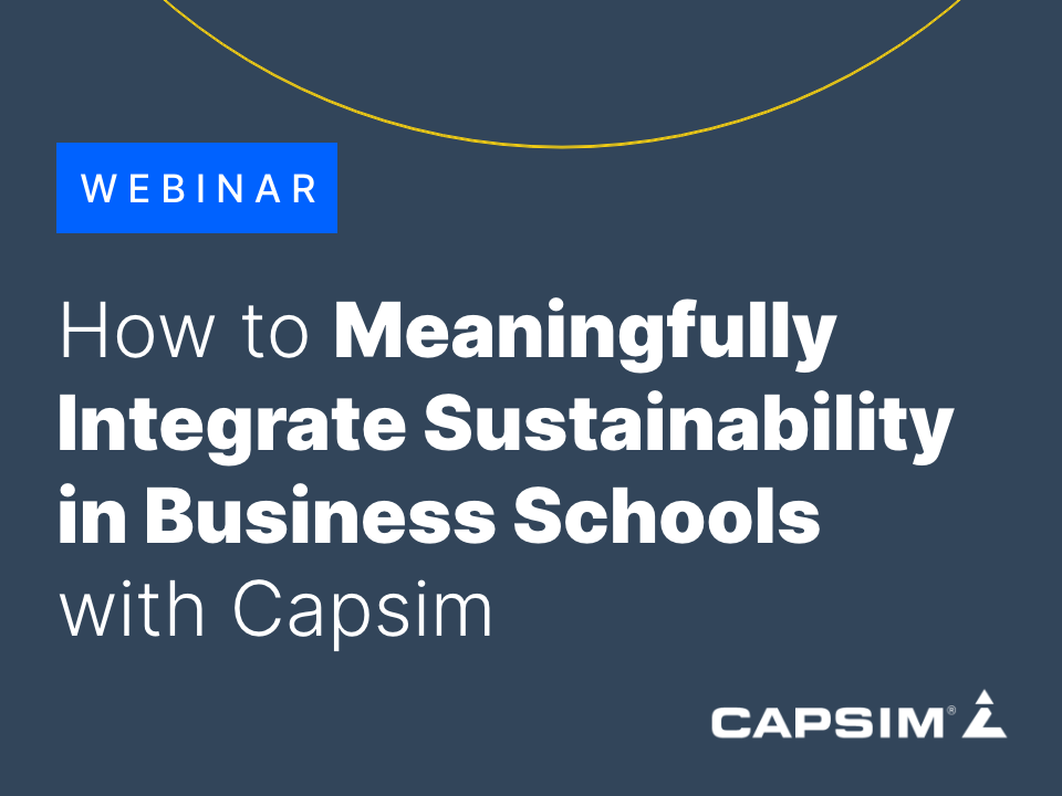 Capsim Webinars - Free Webinars on Simulation-based Learning | Capsim