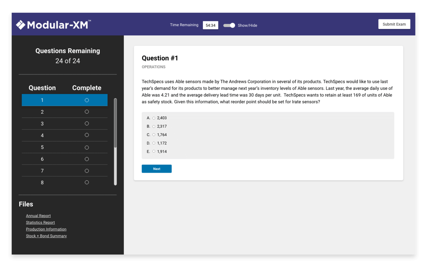 Assessment Suite - Capsim