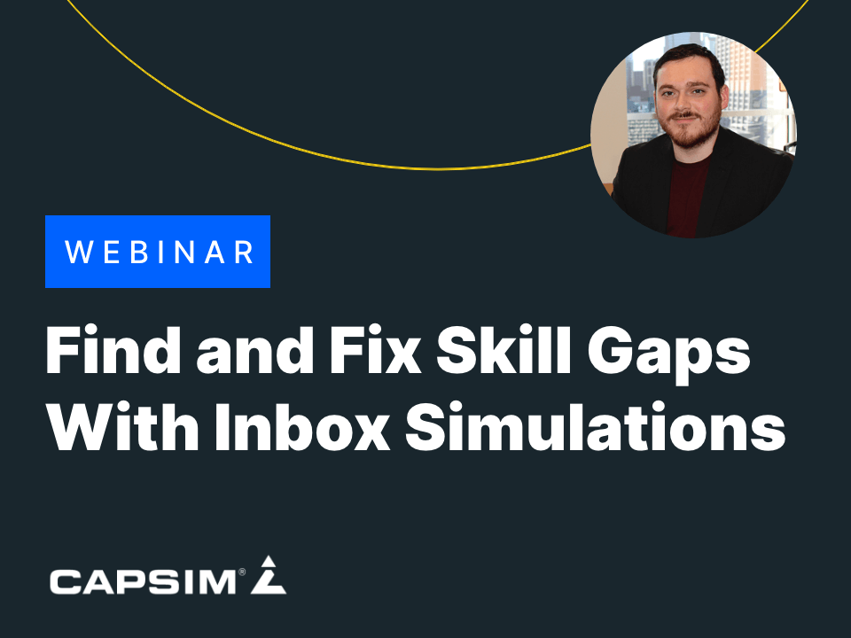 Capsim Webinars - Free Webinars on Simulation-based Learning | Capsim