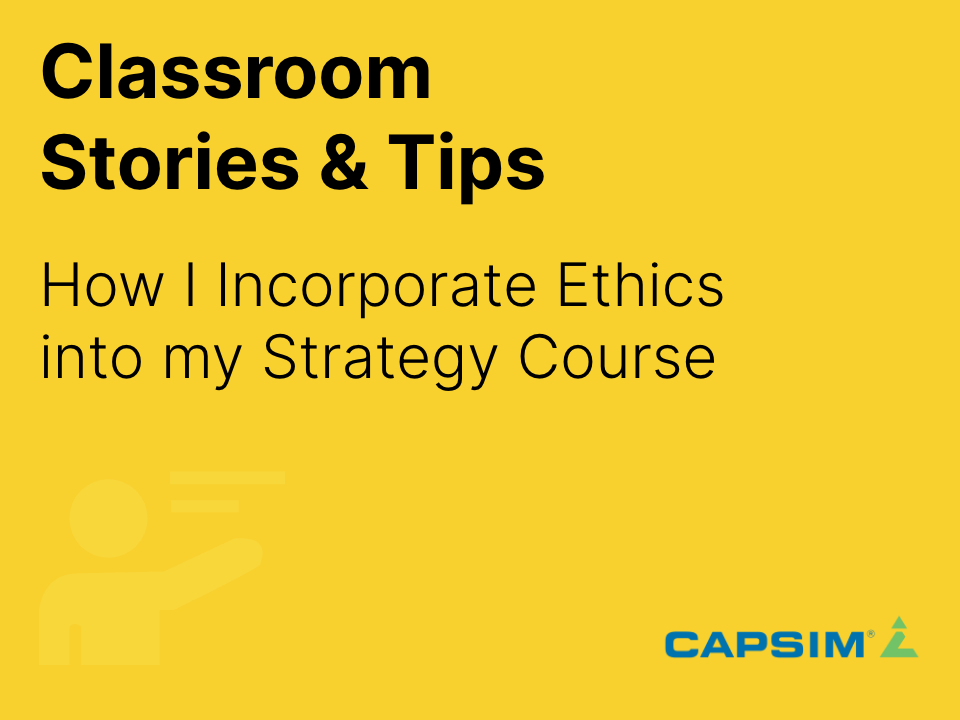 Instructor Resources: Strategy Worksheet & After Action Review - Capsim
